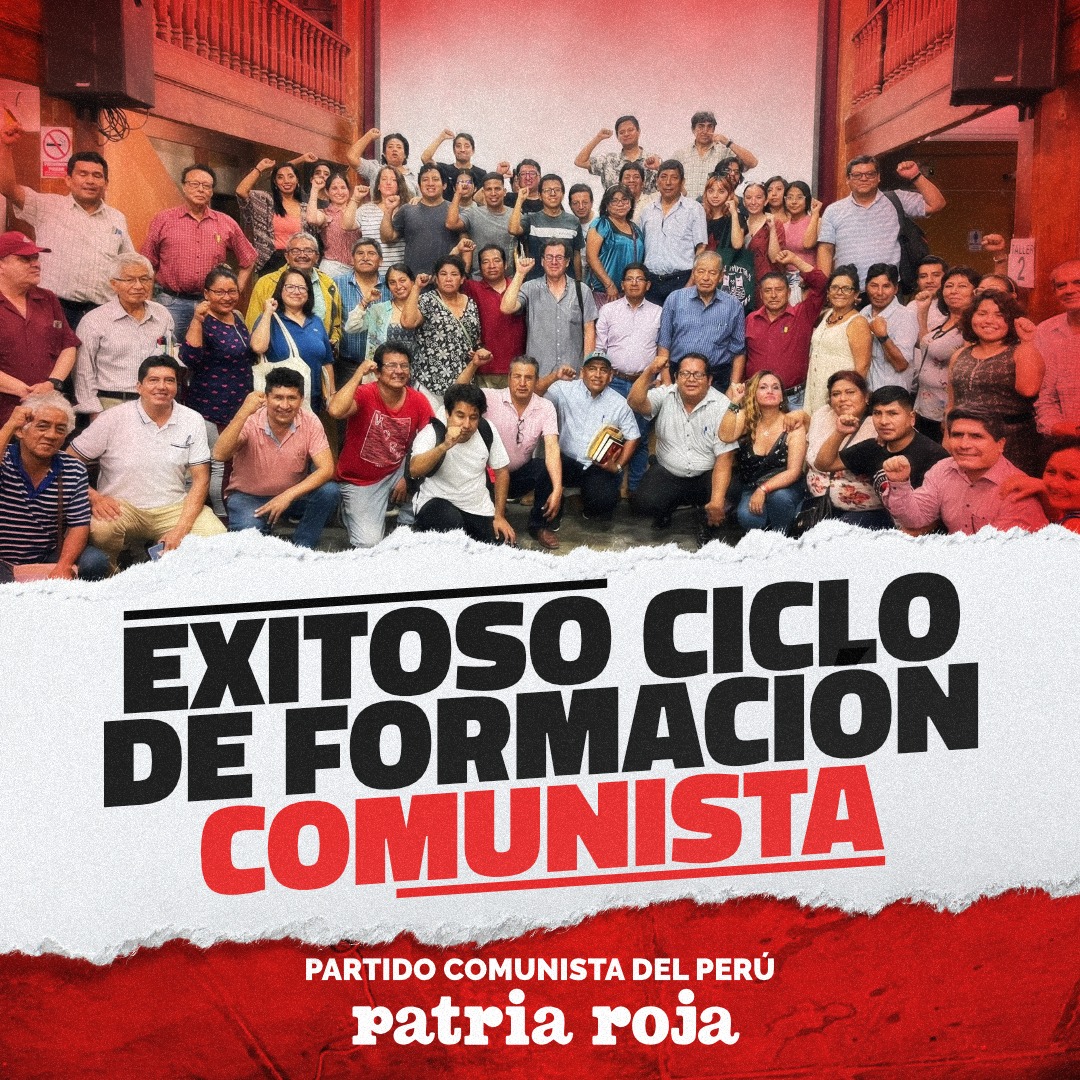 Exitoso ciclo de formación Comunista - Patria Roja